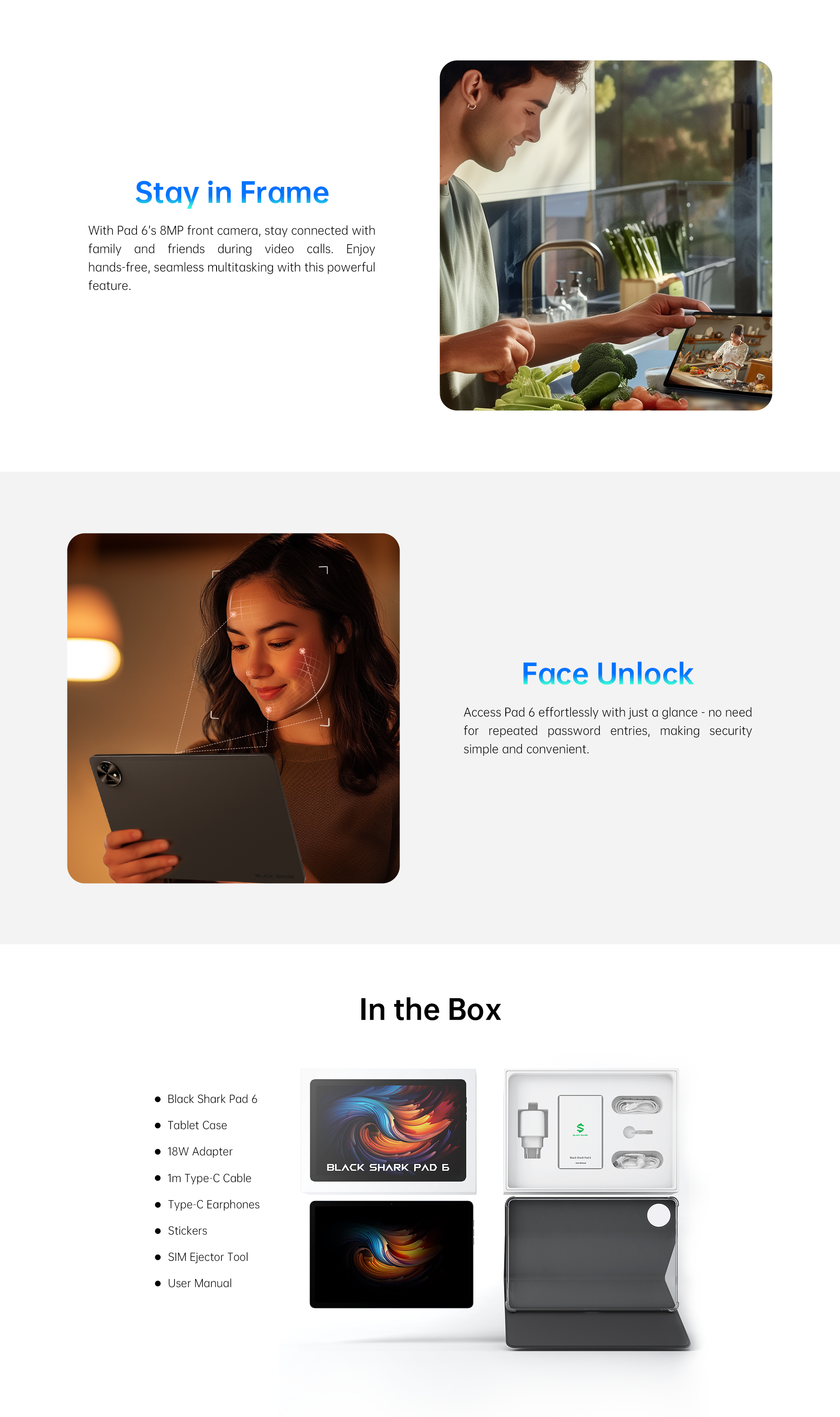 Black Shark Pad 6 | Flex Anywhere – Black Shark (Global)